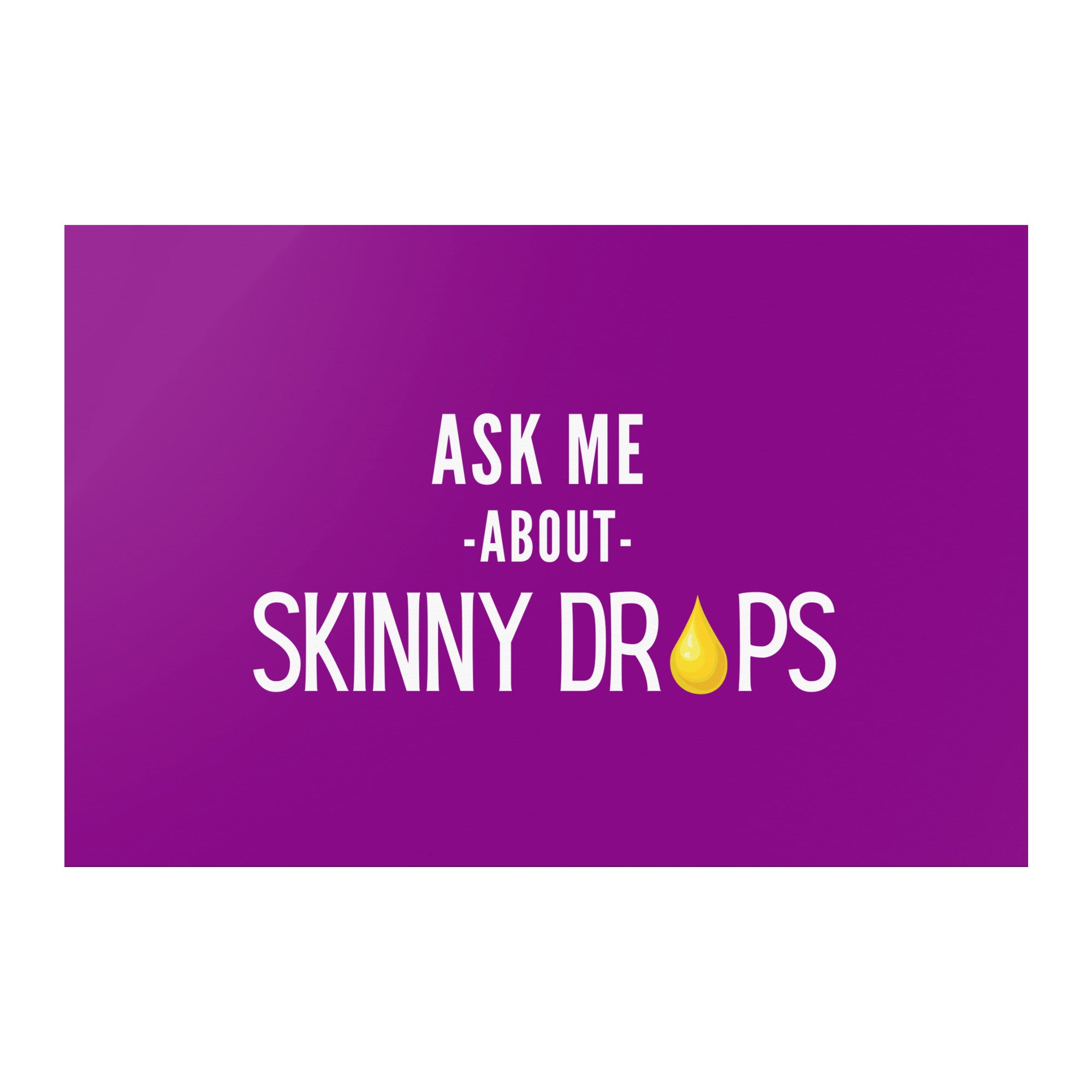 Partner.Co | Ask Me About Skinny Drops Stack Logo Purple/White | Event ...