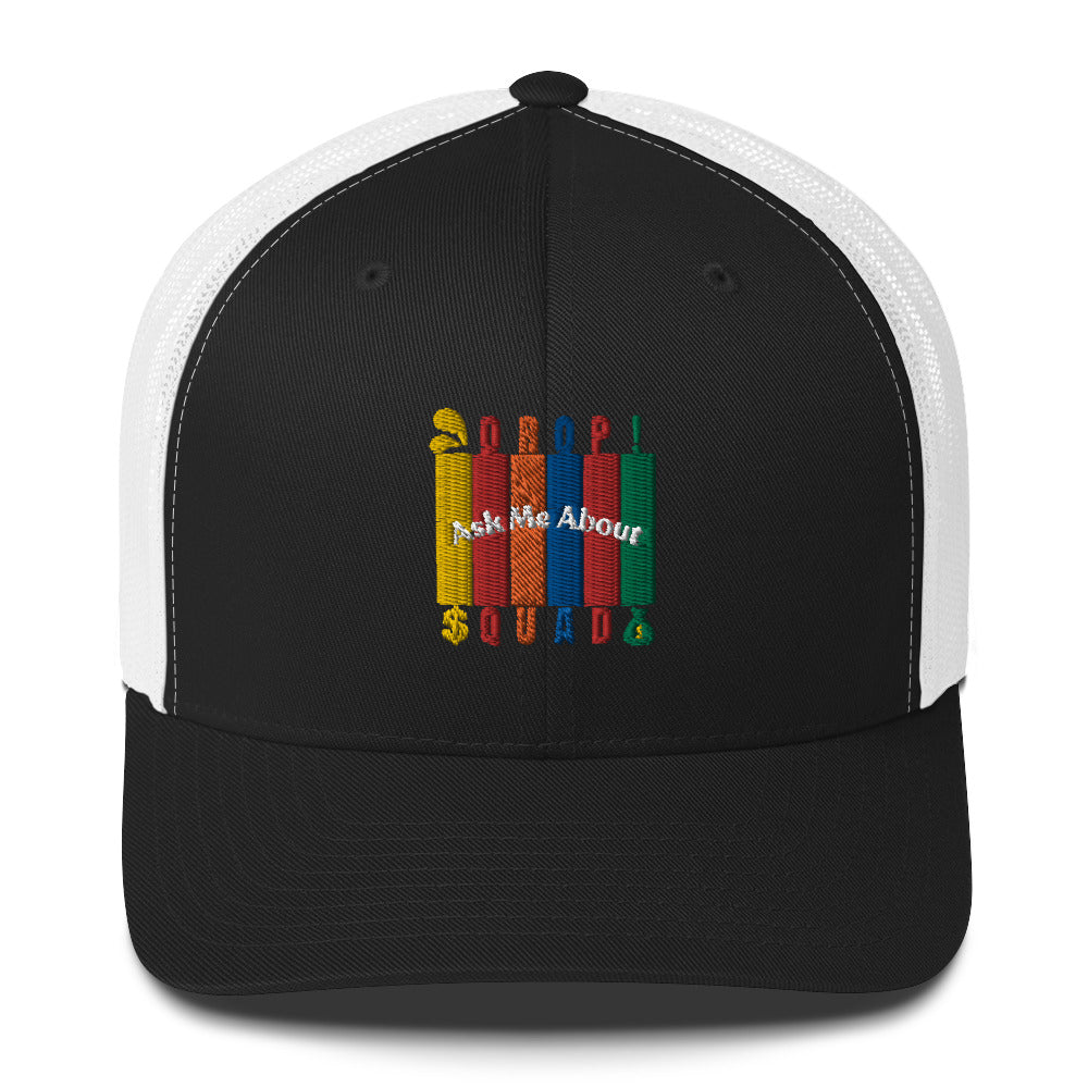 Partner.Co | Ask Me About Drop Squad Logo| Trucker Cap – MyNetworkGear